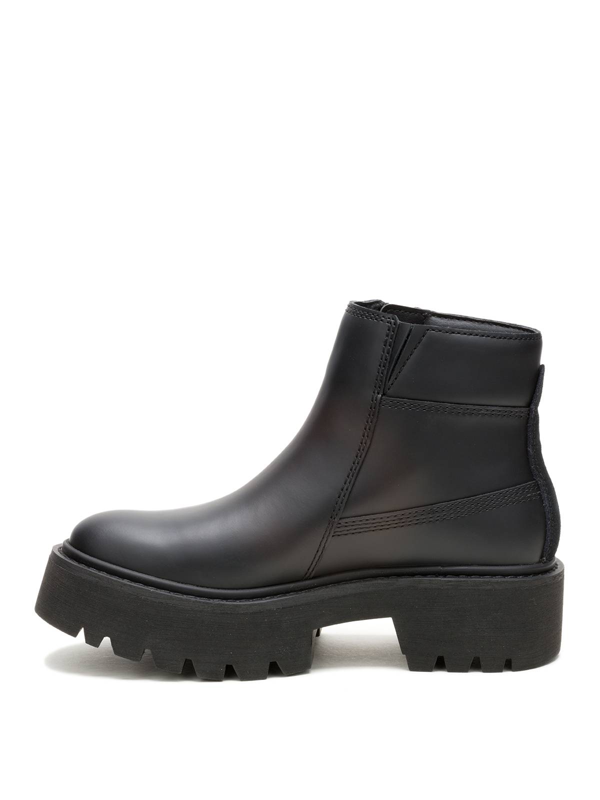 Botín Cuero Colorado Max Chelsea Mujer Negro Cat-Cat Chile - Rockford ...