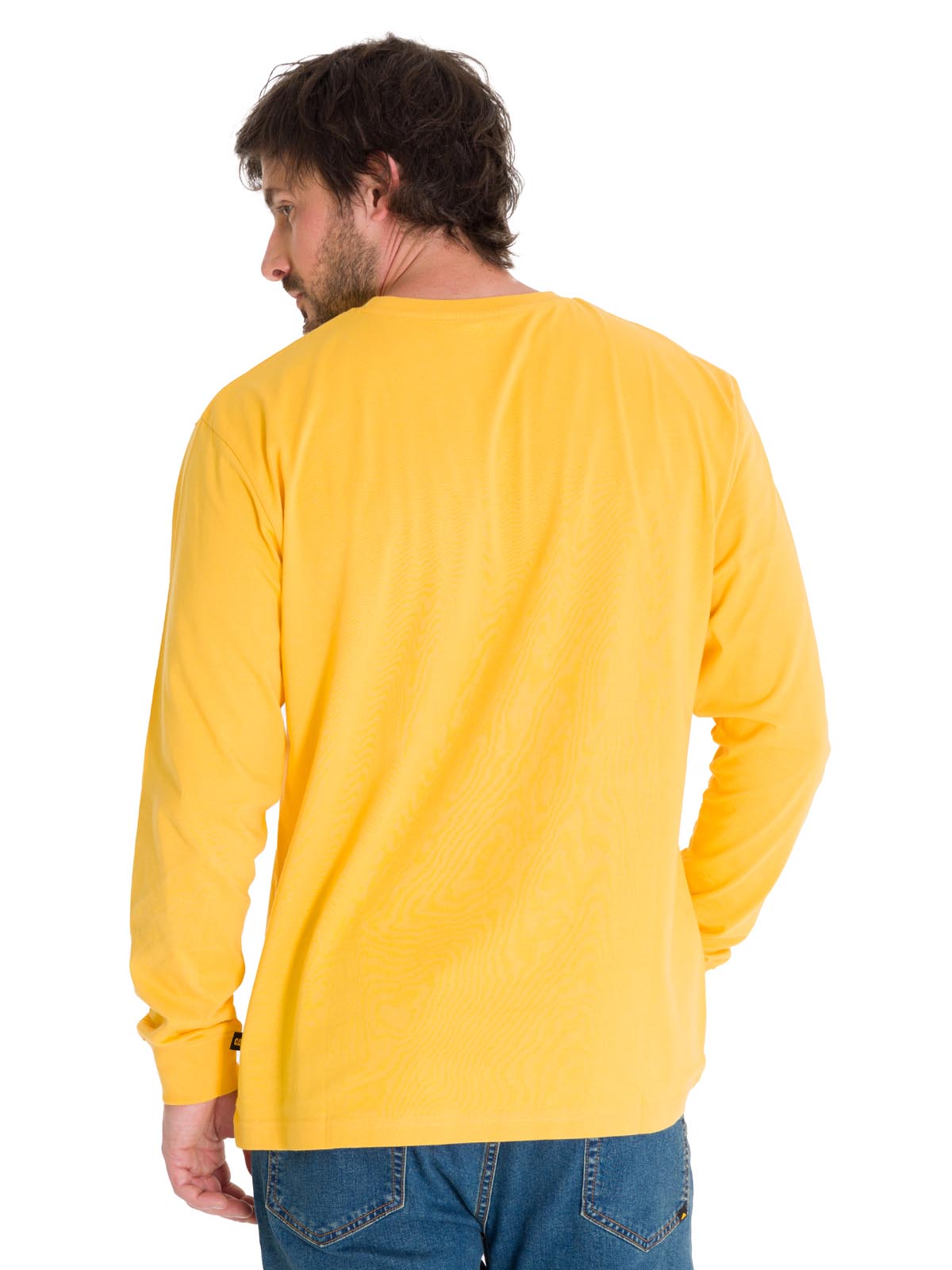 Polera Manga Larga Hombre Trademark Amarillo Cat-Cat Chile - Rockford ...