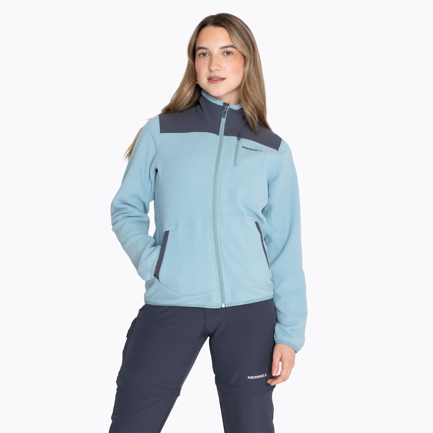 Merrell - Polar Mujer Terrain Full Zip Menta Merrell | Ofertitas