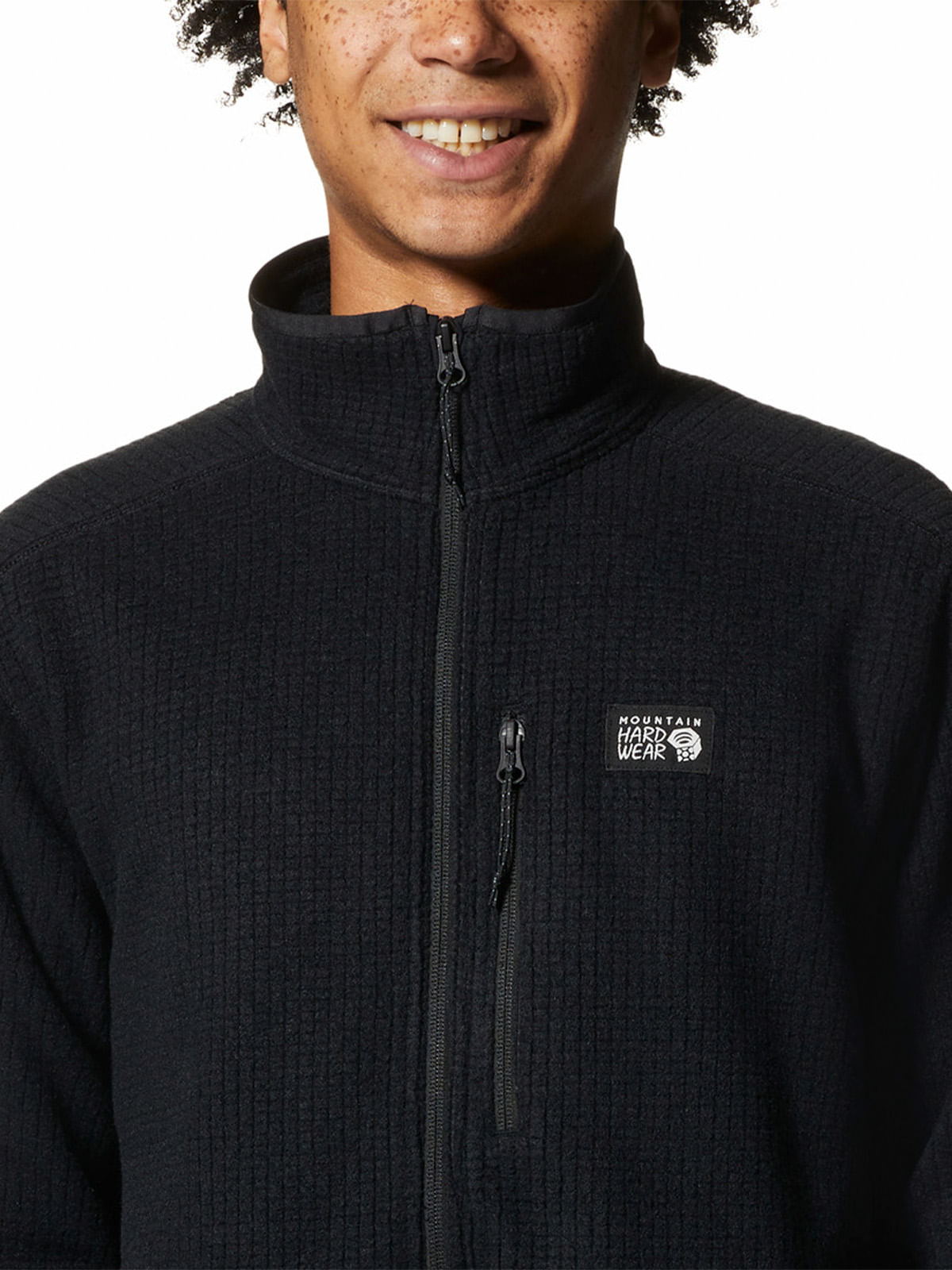 Polar Hombre Explore Fleece M 1/2 Zip Negro-Mountain Hardwear Chile ...