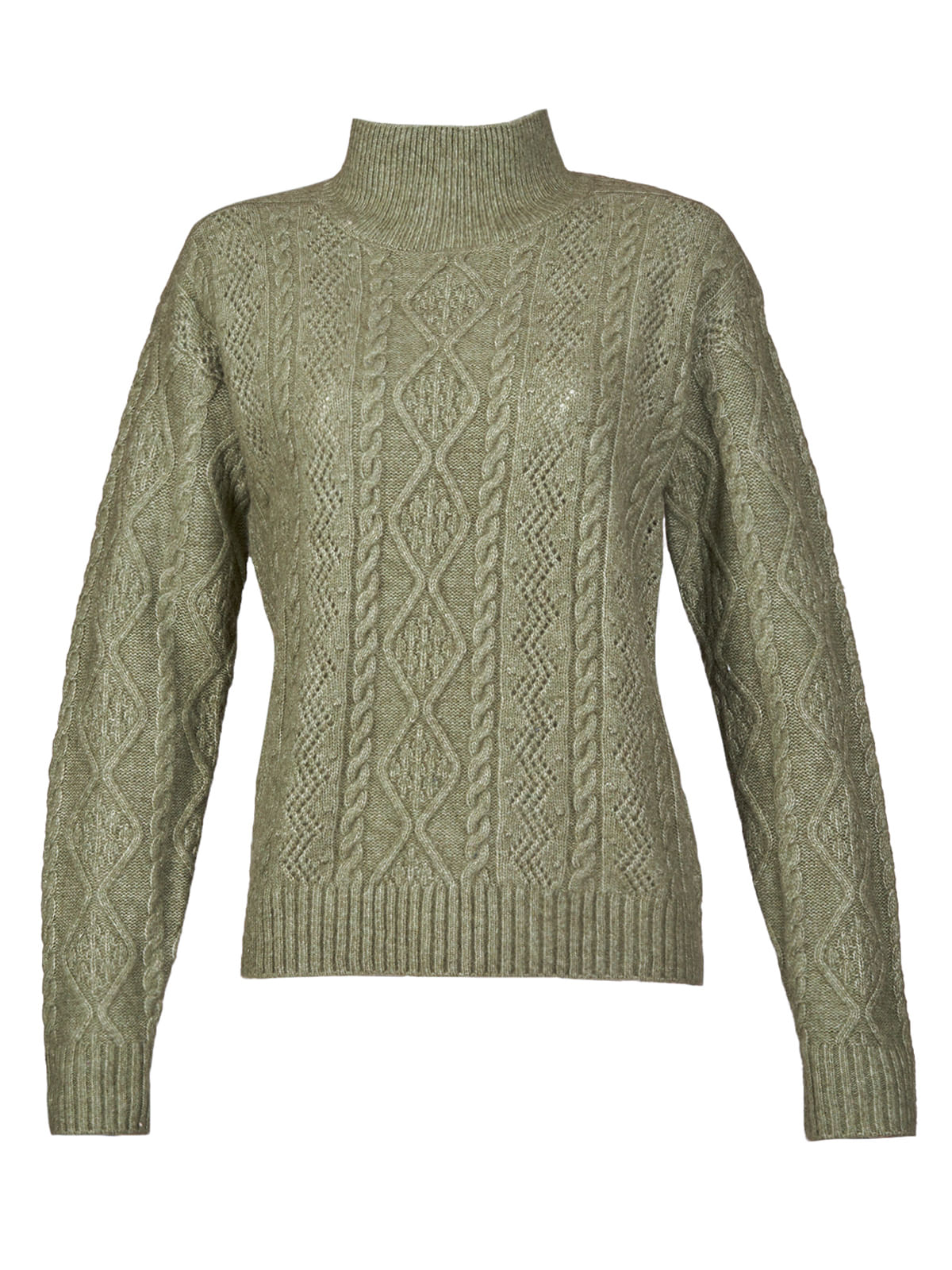 Sweater Fibras Recicladas Mujer Dalia Verde Rockford-Rockford Chile ...