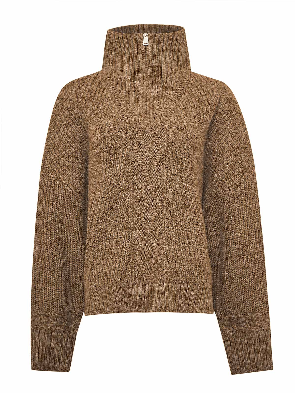 Sweater Alpaca Mujer Kun Café Rockford-Rockford Chile - Rockford Chile ...